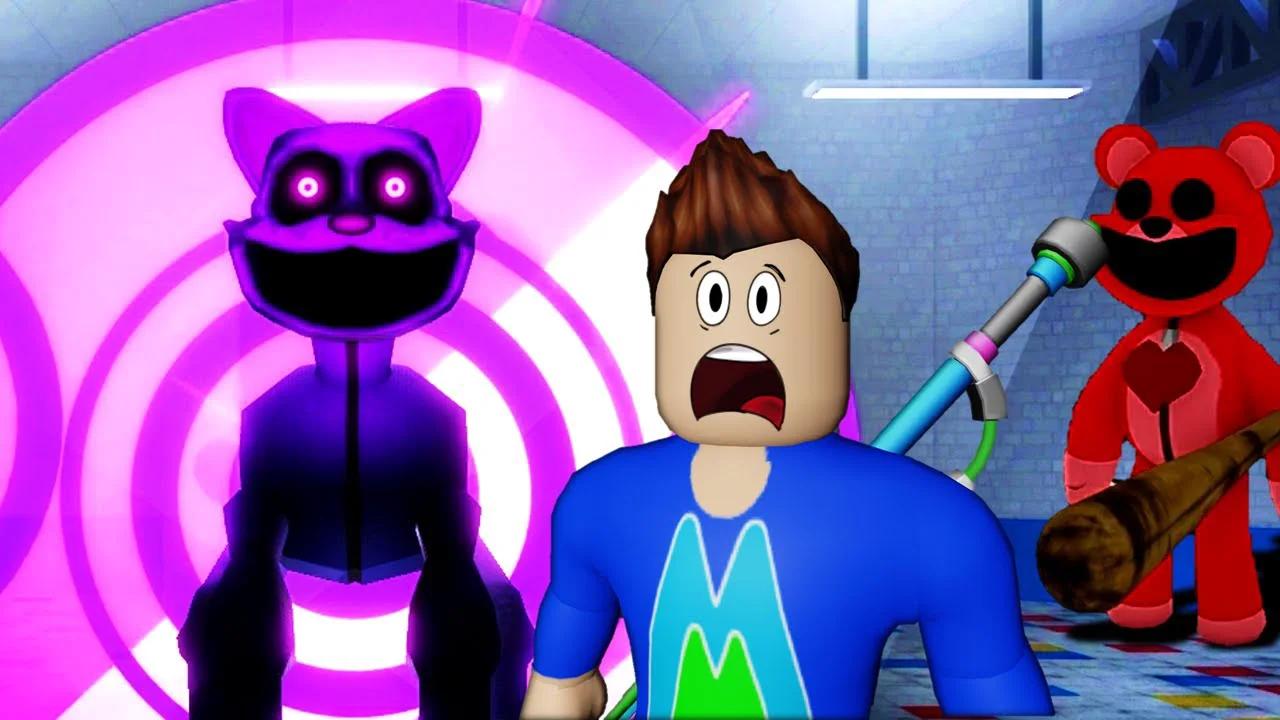 ESCAPE CURSED CATNAP! Poppy Playtime Chapter 3 Smiling Critters Roblox ...