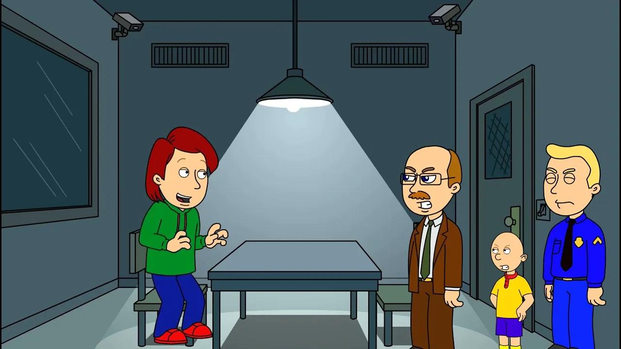 Boris gets interrogated for grounding Caillou