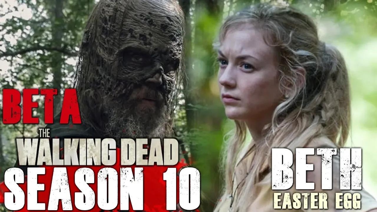 The Walking Dead Season 10 - Beth / Beta Easter Egg!