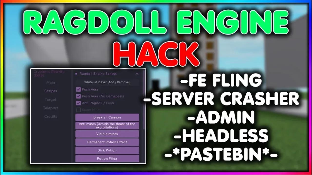 THE *BEST* RAGDOLL ENGINE SCRIPT - HACK *PASTEBIN* (ROBLOX)