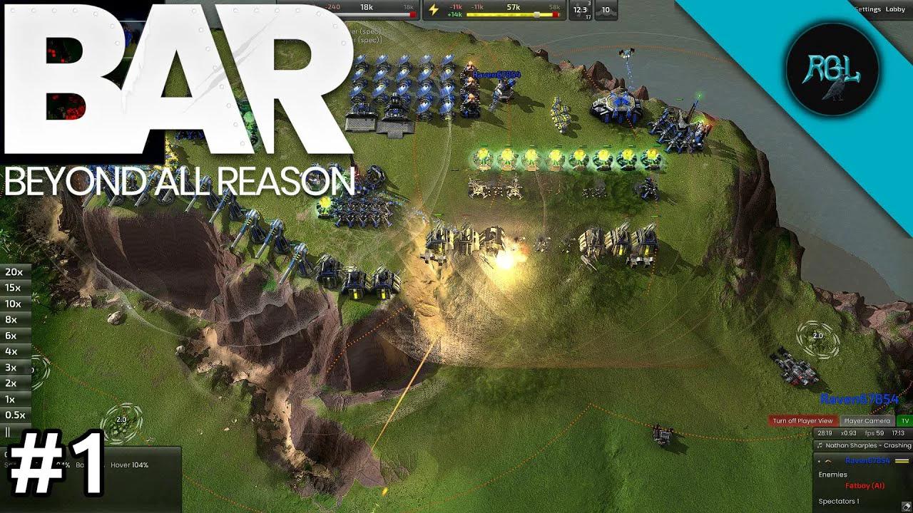 Beyond All Reason - From Noob To Pro? [EP-1] | BAR RTS Gameplay / Longplay