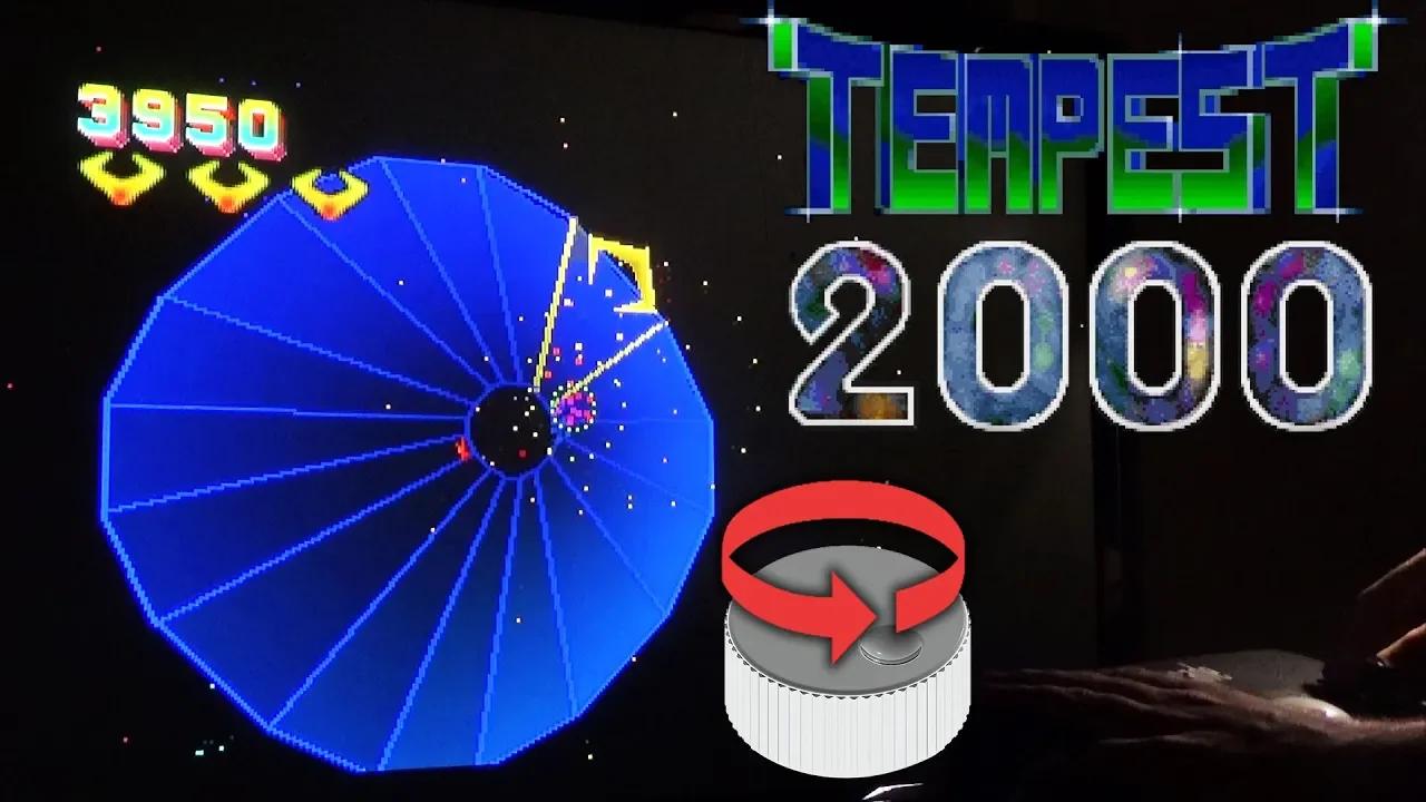 Tempest 2000 (Atari Jaguar) with Spinner Controller in BigPEmu