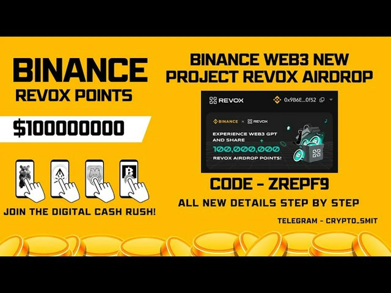 Revox airdrop update Binance web3 | binance new airdrop revox
