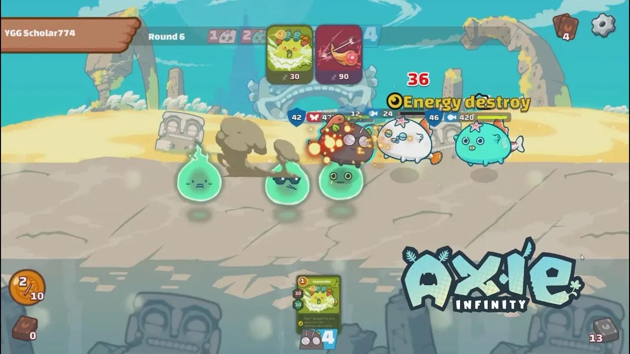Grinding the Axie Infinity Arena Ladder (Gameplay)