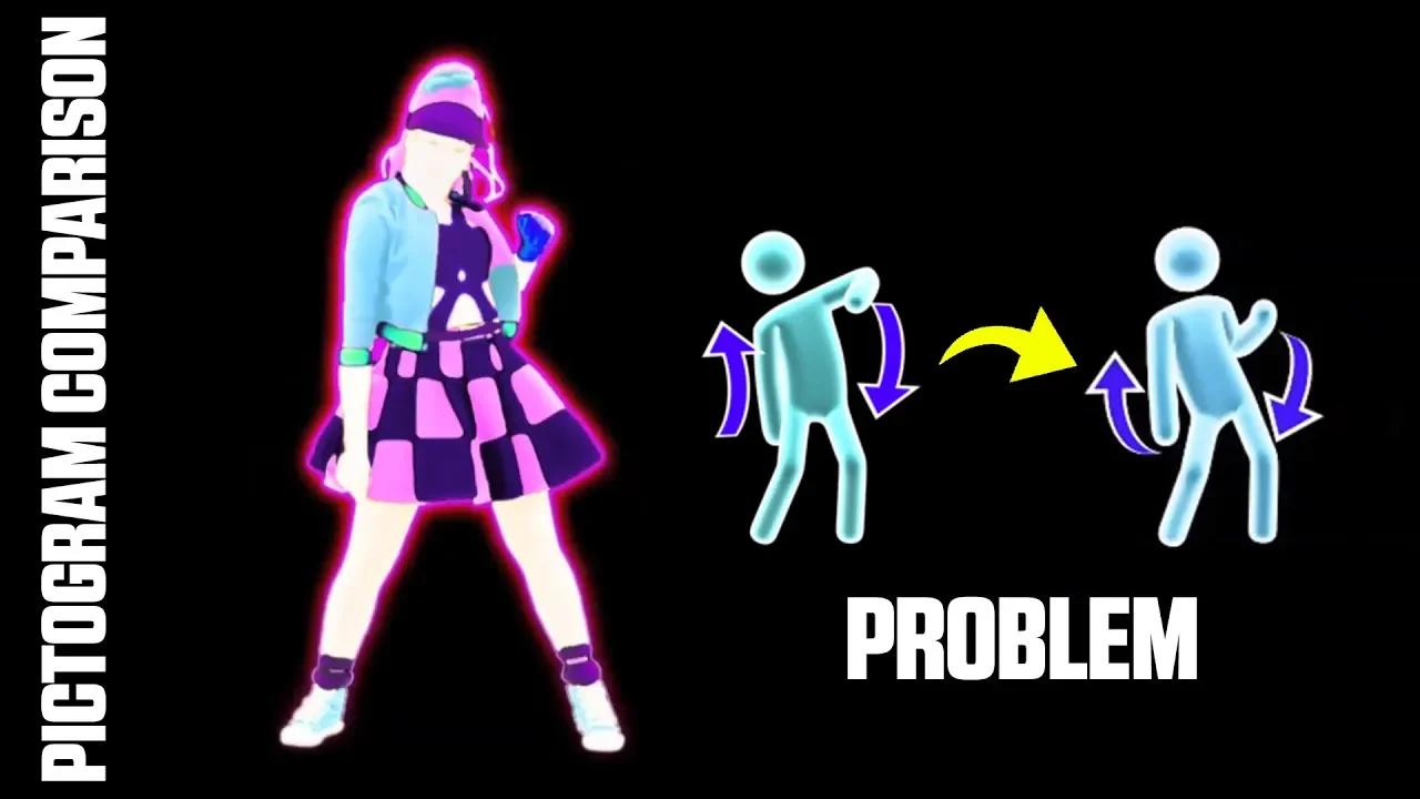 PICTOGRAM COMPARISON - PROBLEM | JUST DANCE 2015 VS JUST DANCE UNLIMITED
