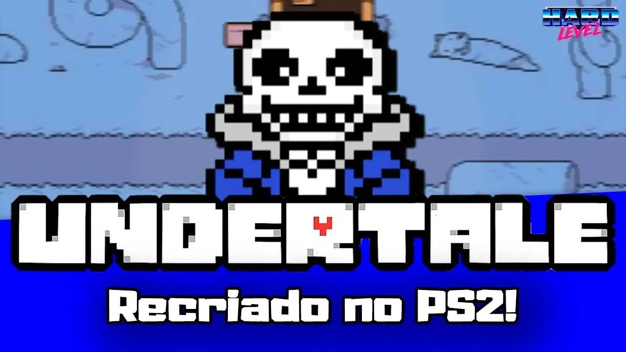 Undertale recriado do zero no PS2! Ta ficando incrível!