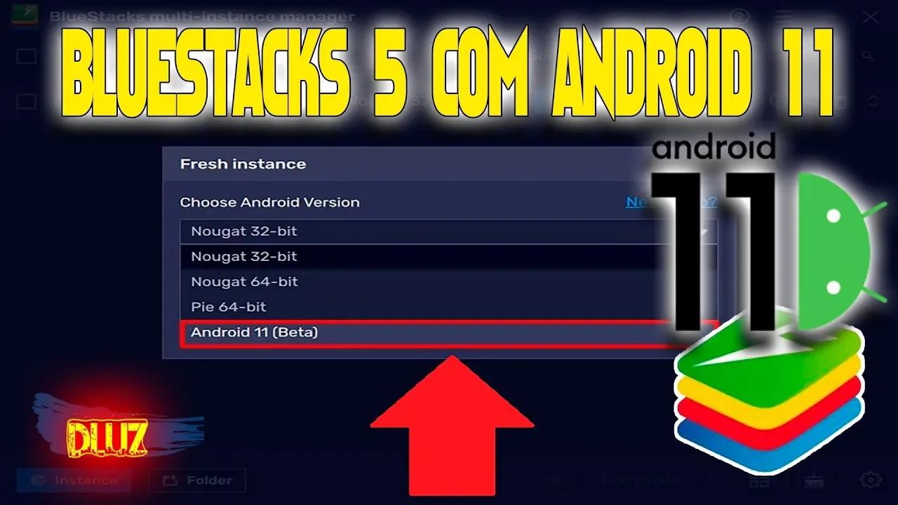 BLUESTACKS 5.10 COM ANDROID 11 E VULKAN - EMULADOR ANDROID PARA PC