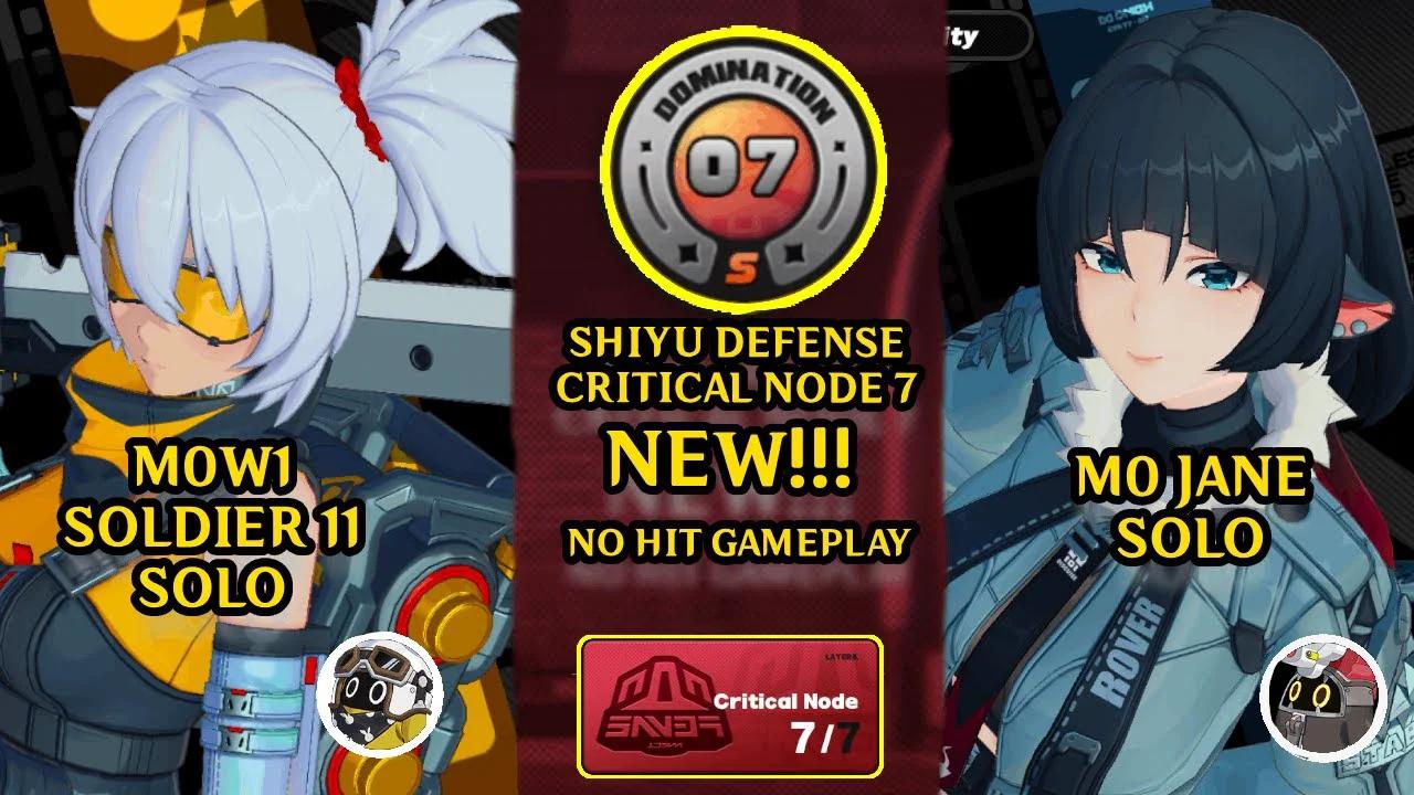 Zenless Zone Zero | Solo Shiyu Defense Critical Node 7 S RANK [ M0 Jane & M0W1 S11 ]