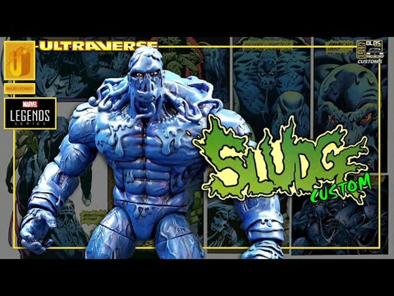 Custom Marvel Legends Ultraverse Sludge Action Figure Review - Malibu ...