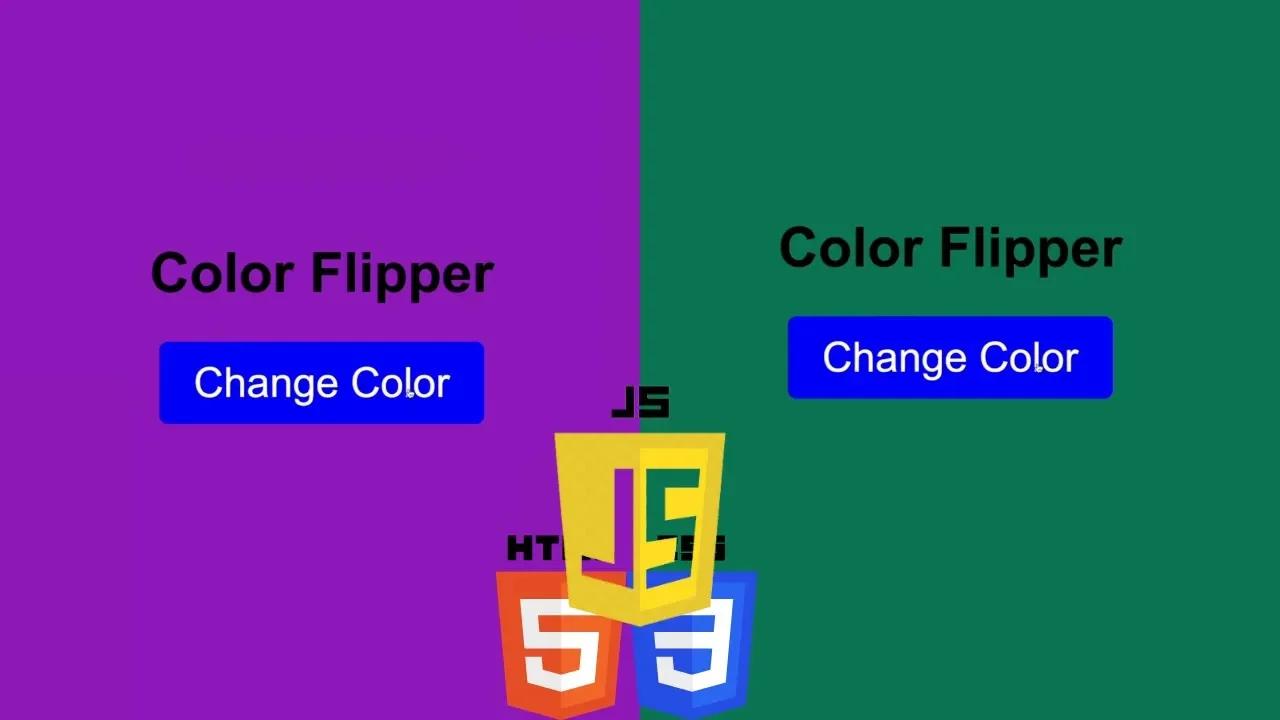 Create a Color Flipper Using JavaScript, HTML, and CSS - Beginner Web ... Create a Color Flipper Using JavaScript, HTML, and CSS - Beginner Web ...