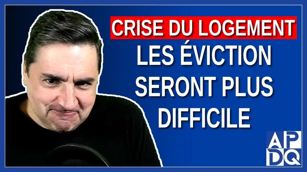 Crise du logement - Éviction plus difficile pour les propriétaires