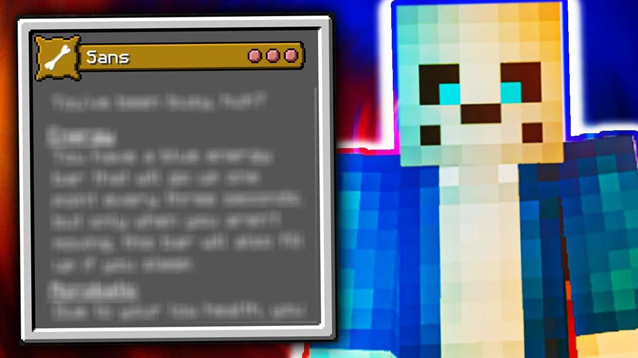 Minecraft Origins Mod: Sans Remastered (Custom Origin)
