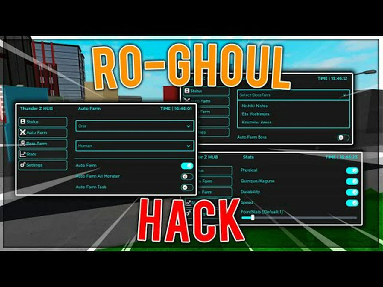 Ro-Ghoul HACK Gui Script | Auto Farm, Max Stats & More! | (*PASTEBIN*)