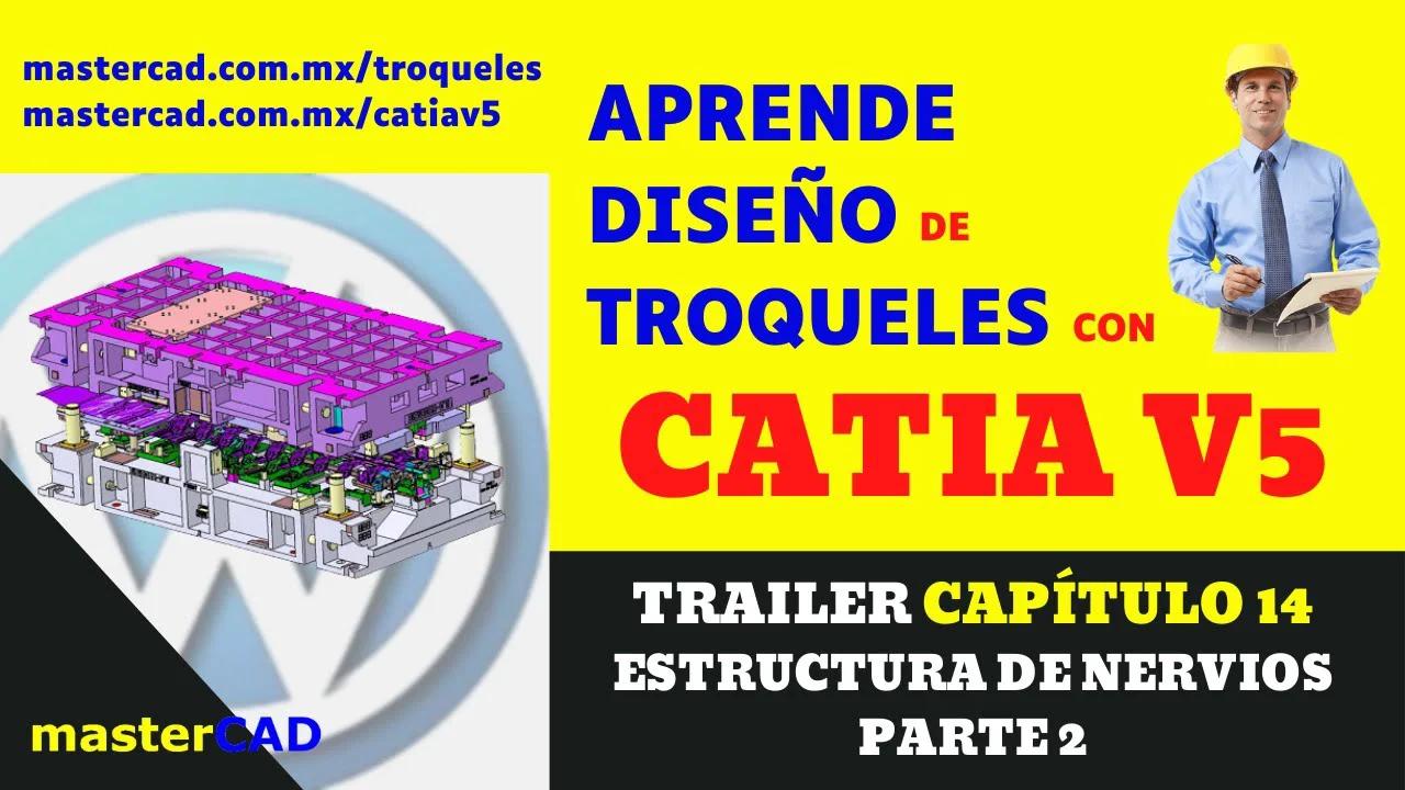 🎨APRENDE DISEÑO DE TROQUELES VOLKSWAGEN con CATIA V5 y masterCAD ...