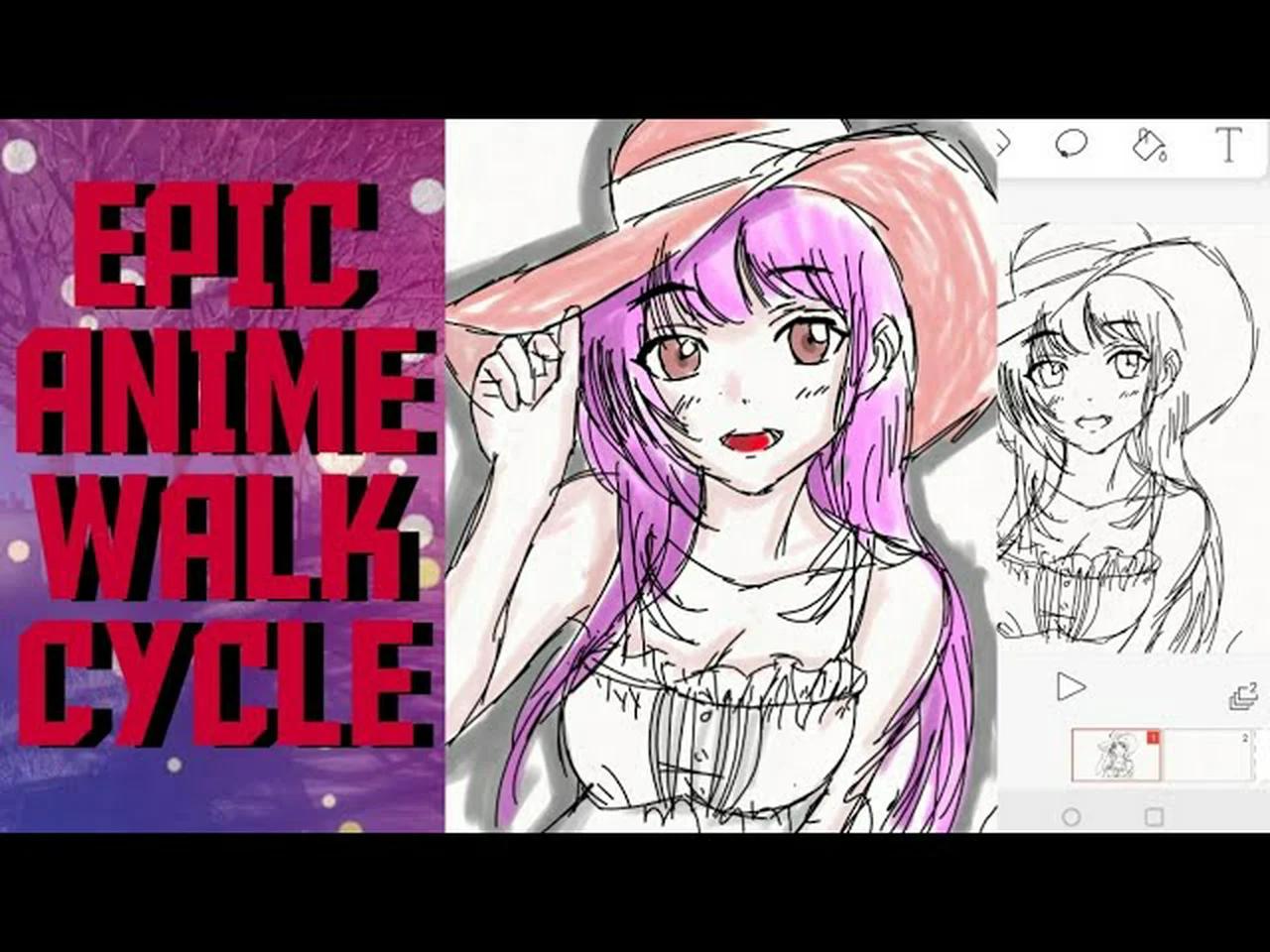 Female Running Cycle[EZ][Phone Animation Tutorials]