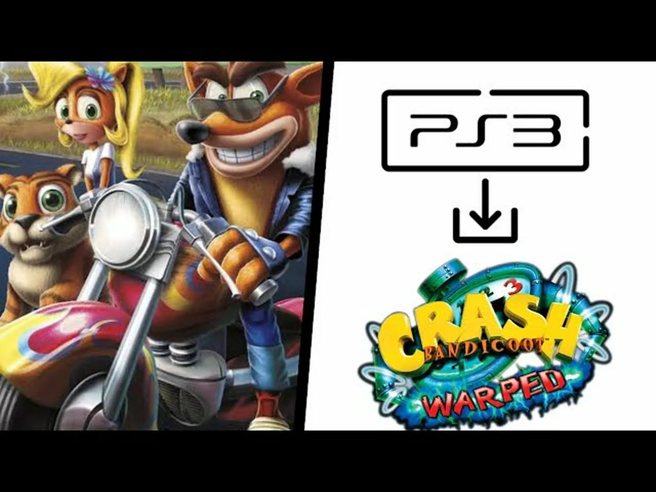 CRASH BANDICOOT 3: WARPED - PS3 PKG PT-BR