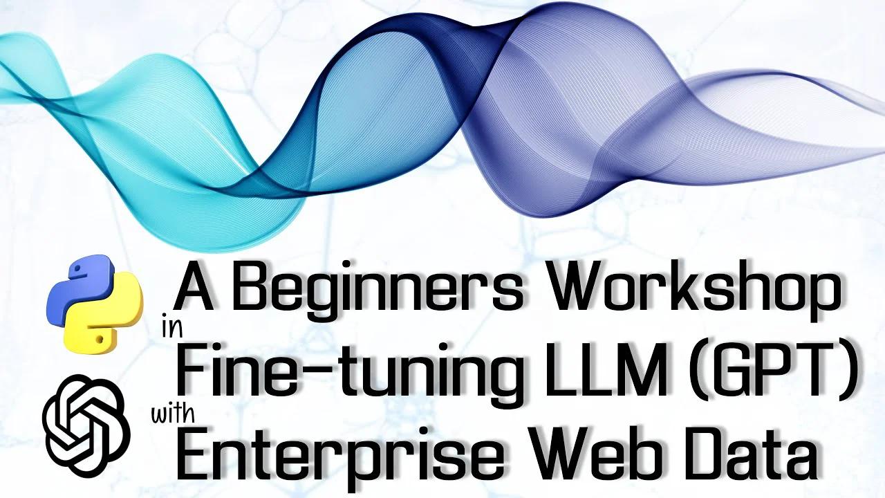 Beginners Workshop To Fine Tune Openai Llm Model With Enterprise Web Data In Python