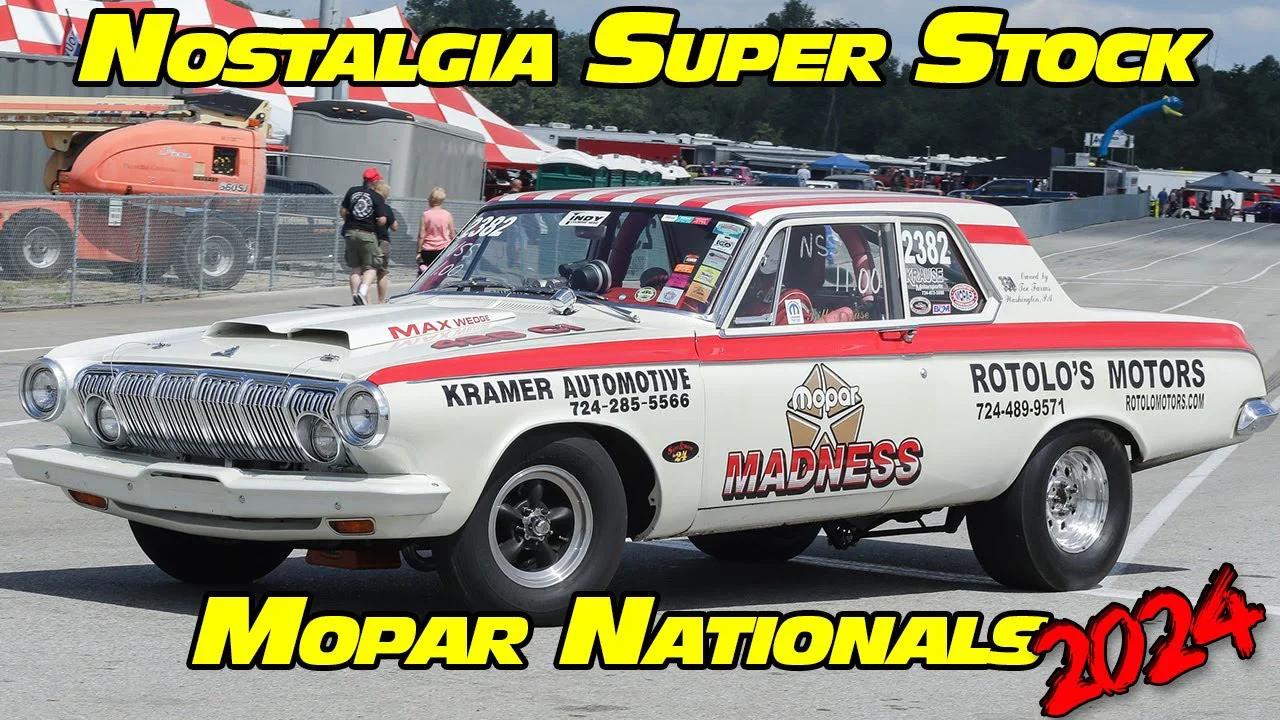 Nostalgia Super Stock Drag Racing Mopar Nationals 2024