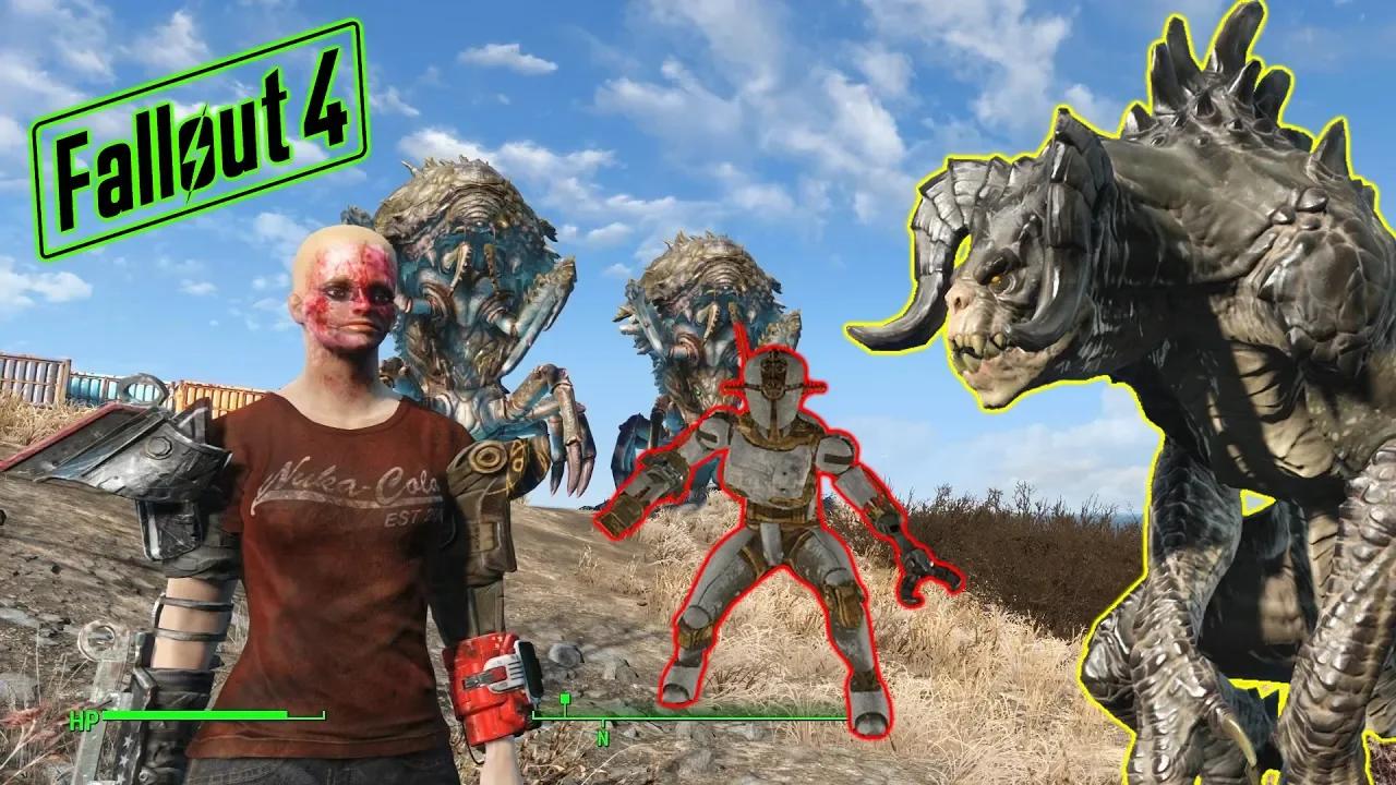Fallout 4 - Who's The Strongest: Mythic Deathclaw, Nukalurk Queen Or ...