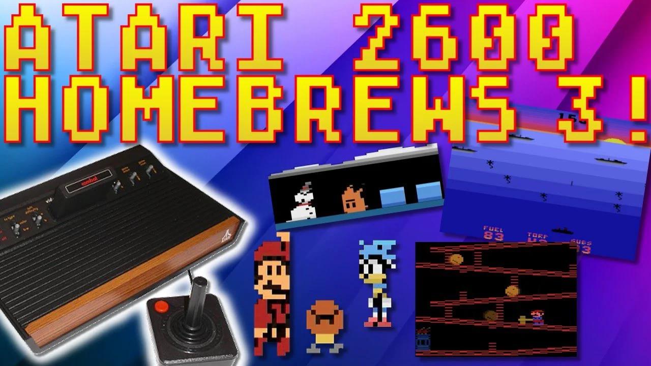 Atari 2600 Homebrews 3! *45 Games Featured!*
