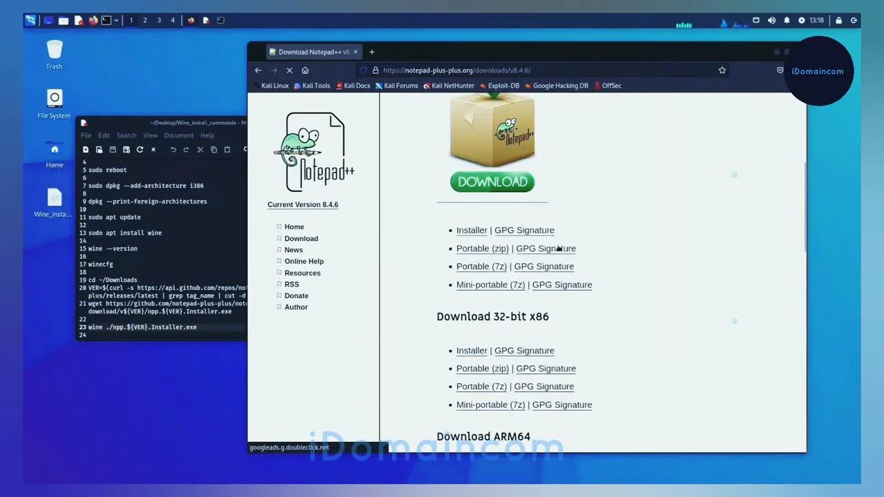How to install wine in kali linux | The easy way