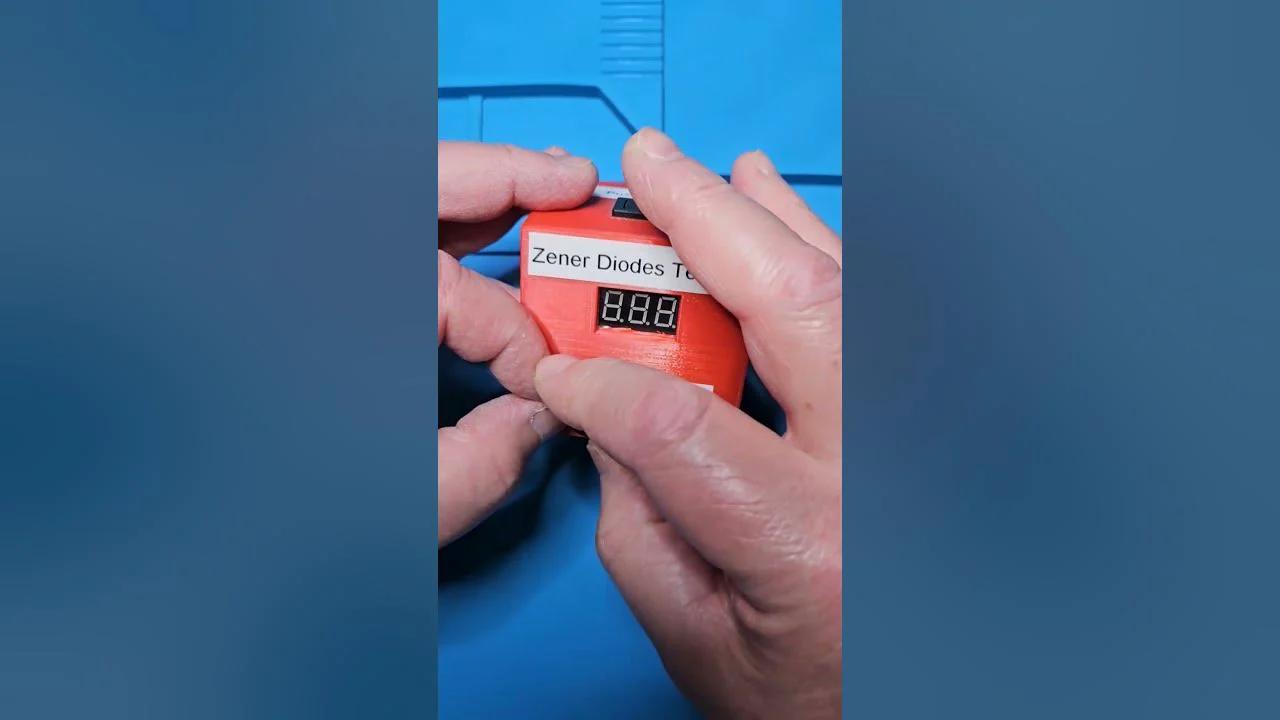 Measuring a zener diode.