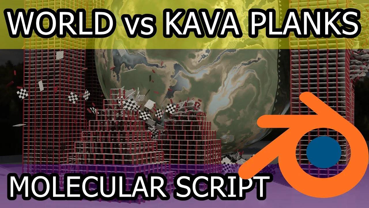 World vs Keva Planks - Blender Animation
