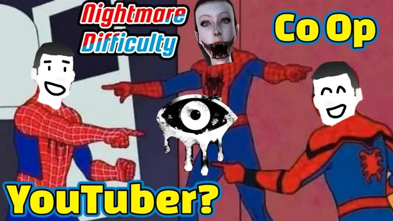 Co Op Nightmare With A YouTuber? 😱 Eyes The Horror Game Multiplayer ...