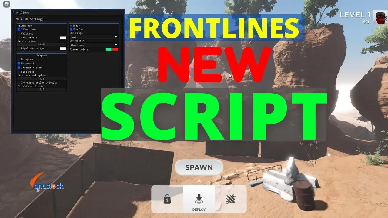 Frontlines Script 2022 | New Roblox OP Script | Working