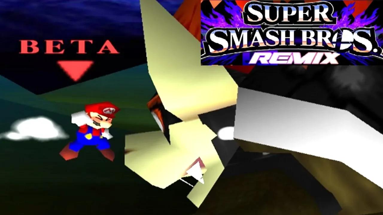 Smash Remix HD Textures Gameplay - Mario vs Giant Giga Bowser (CPU ...