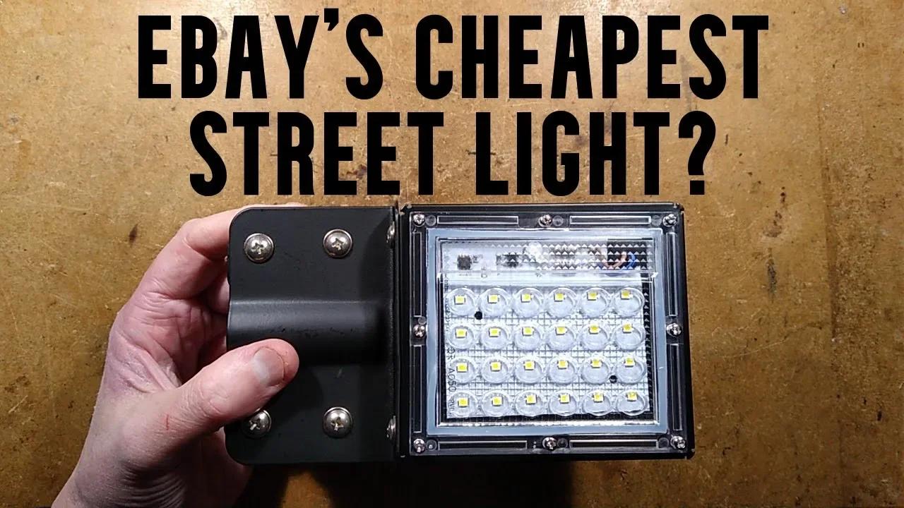 Inside eBay's cheapest LED "street light" - with schematic