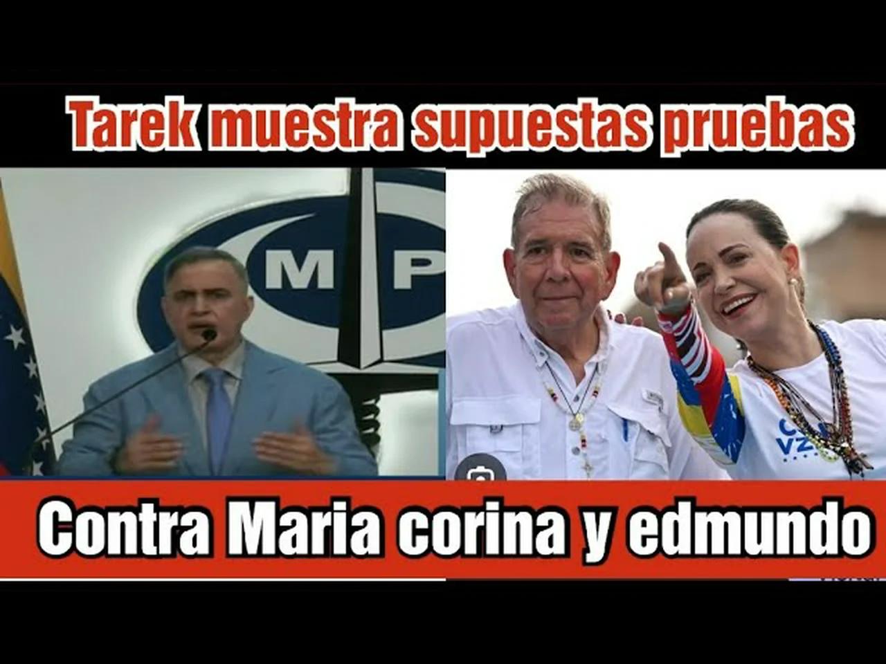 tarek William muestra supuestas confesiónes contra Maria corina y edmundo