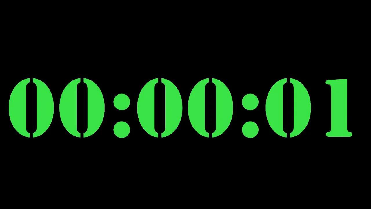 1 Hour Timer Countup 1 Hours Pixel Count Up 1h Timer