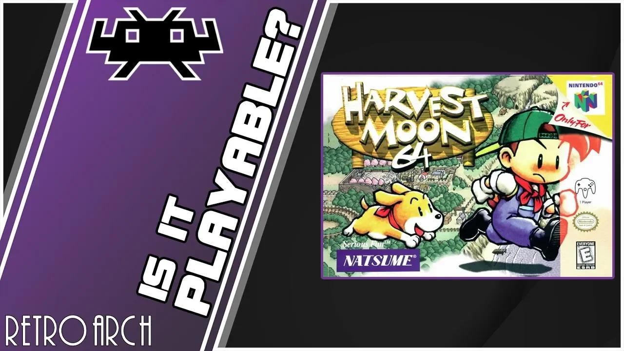 Is Harvest Moon 64 Playable? RetroArch Performance [N64 | Mupen64Plus-Next]