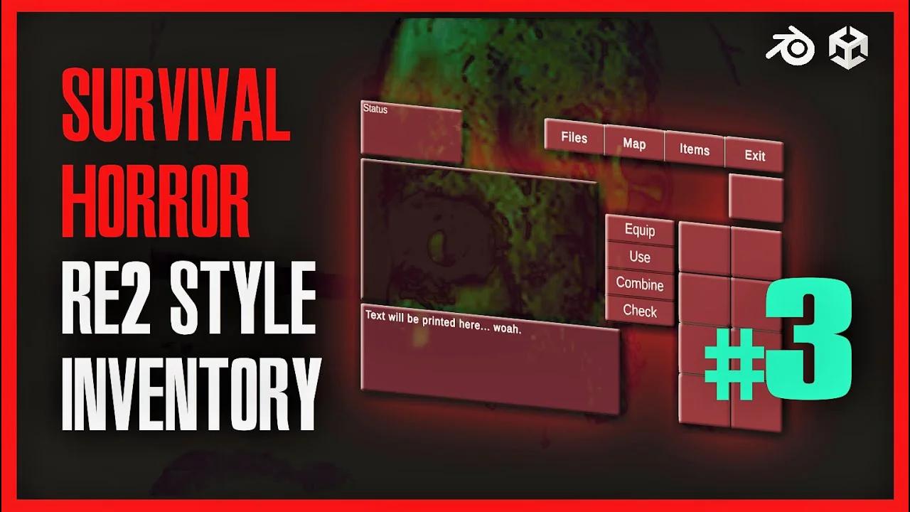 How to make a Survival Horror Game - RE2 Style Inventory [part 3]