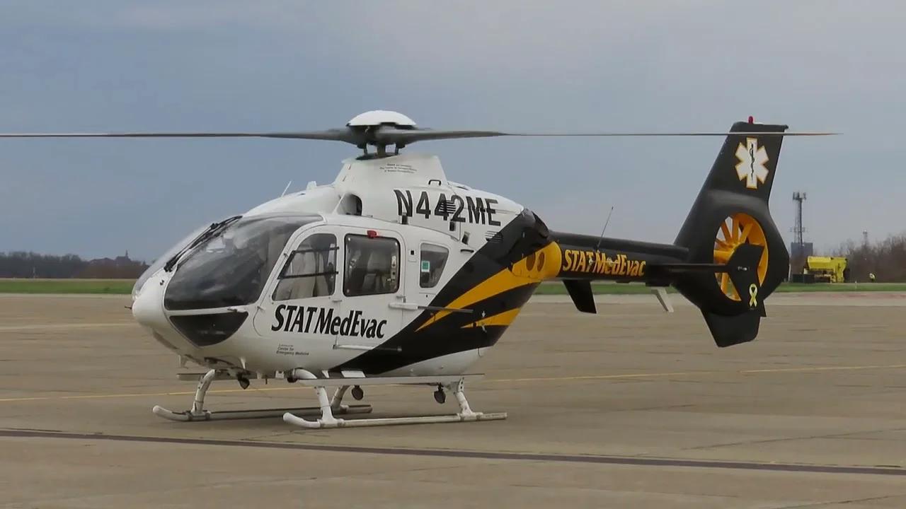 N442ME - STAT MedEvac 1 Taking Off