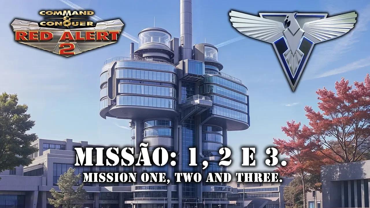 Command & Conquer: Red Alert 2 - Allied Mission 1, 2 and 3. 90FPS