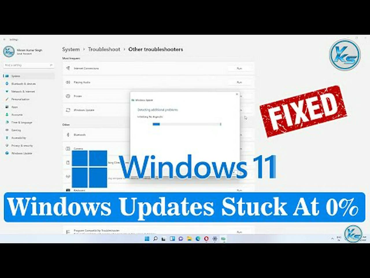 How To Fix Windows updates Stuck At 0% in Windows 11/10