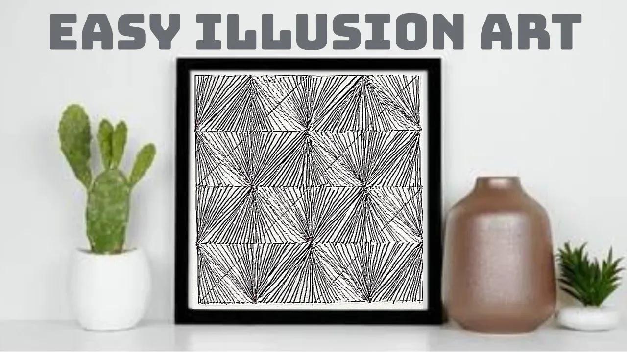 Drawing | Easy Illusion Art | How to Draw