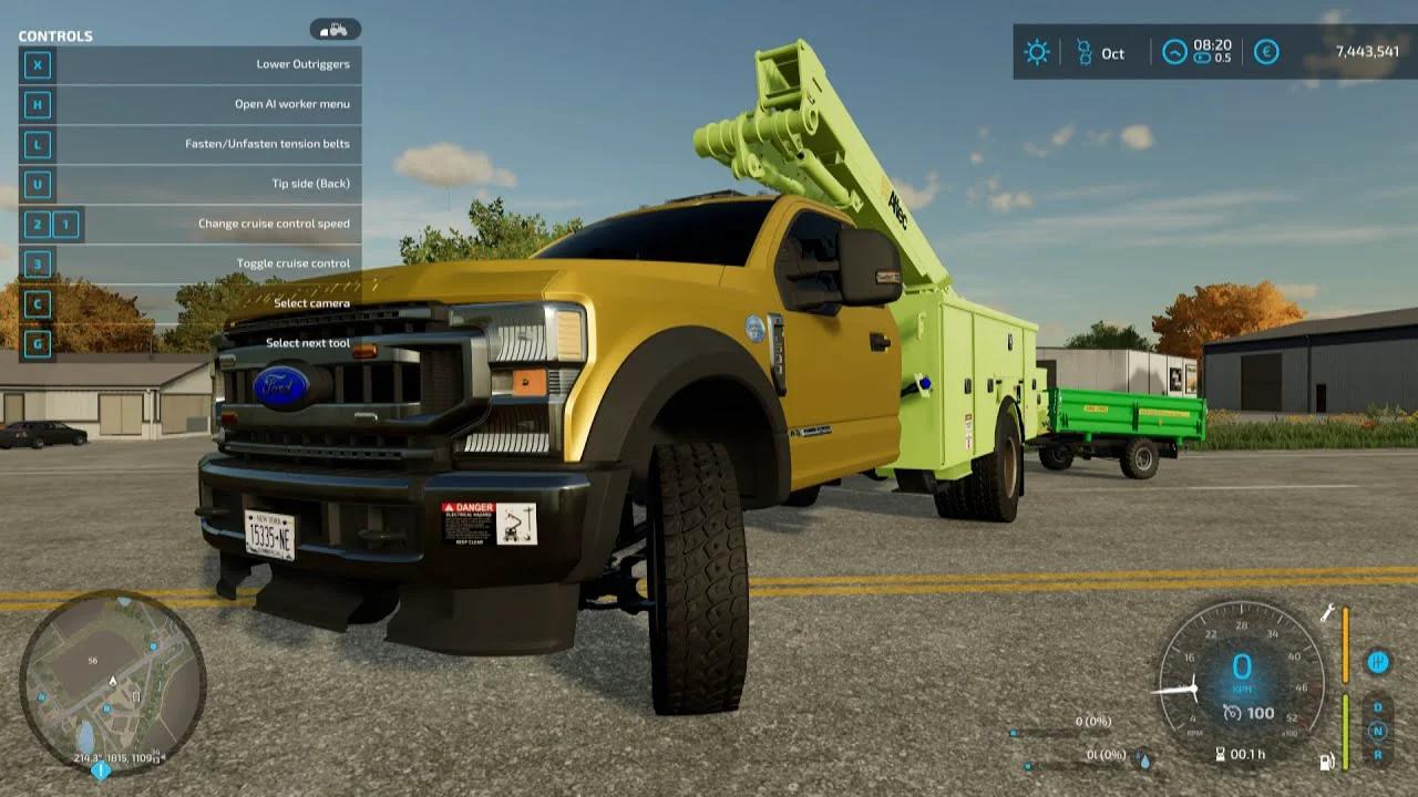 2022 Ford F600 Service Truck V1.0 FS22 FS22 MOD CAR TRUCK REVIEW PC 2023
