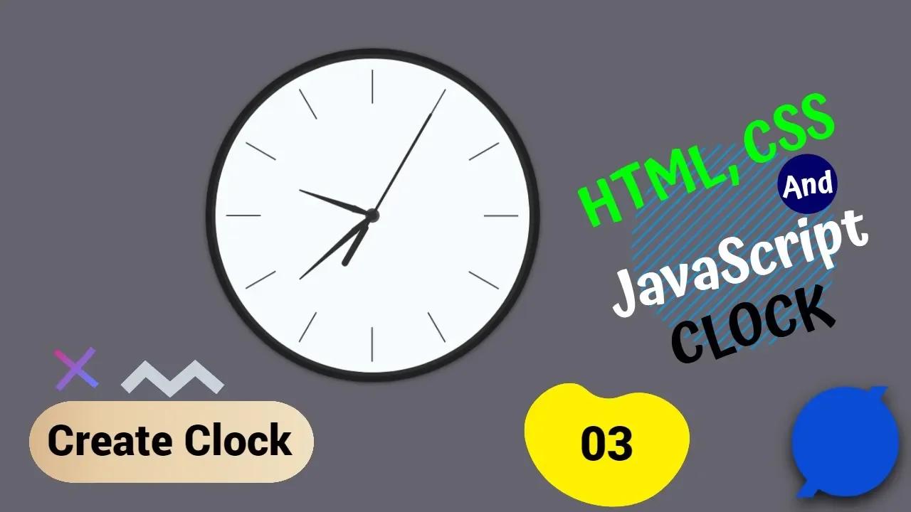 Build A Clock With HTML, CSS & JavaScript: JavaScript - JS Clock Code (12 hours) currentTime()