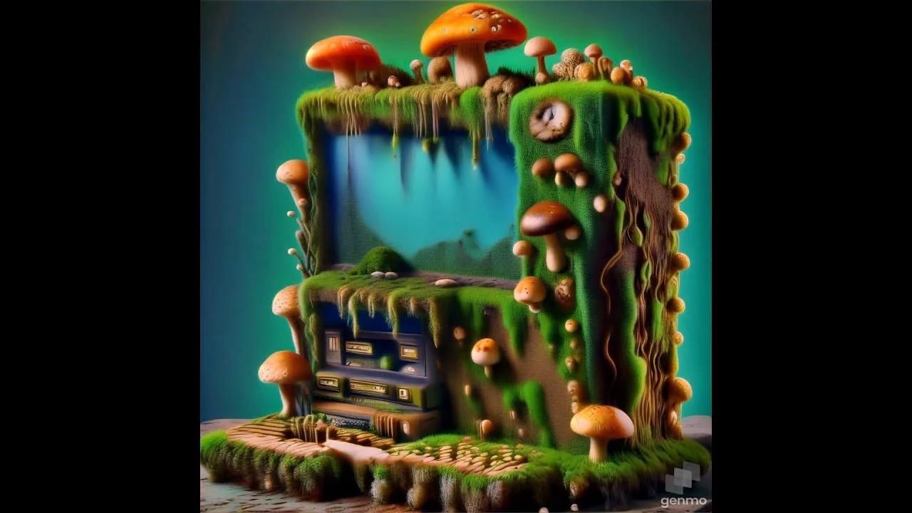 🍄 Mushroom Computer: Nature's Innovation in Technology #animation # ...