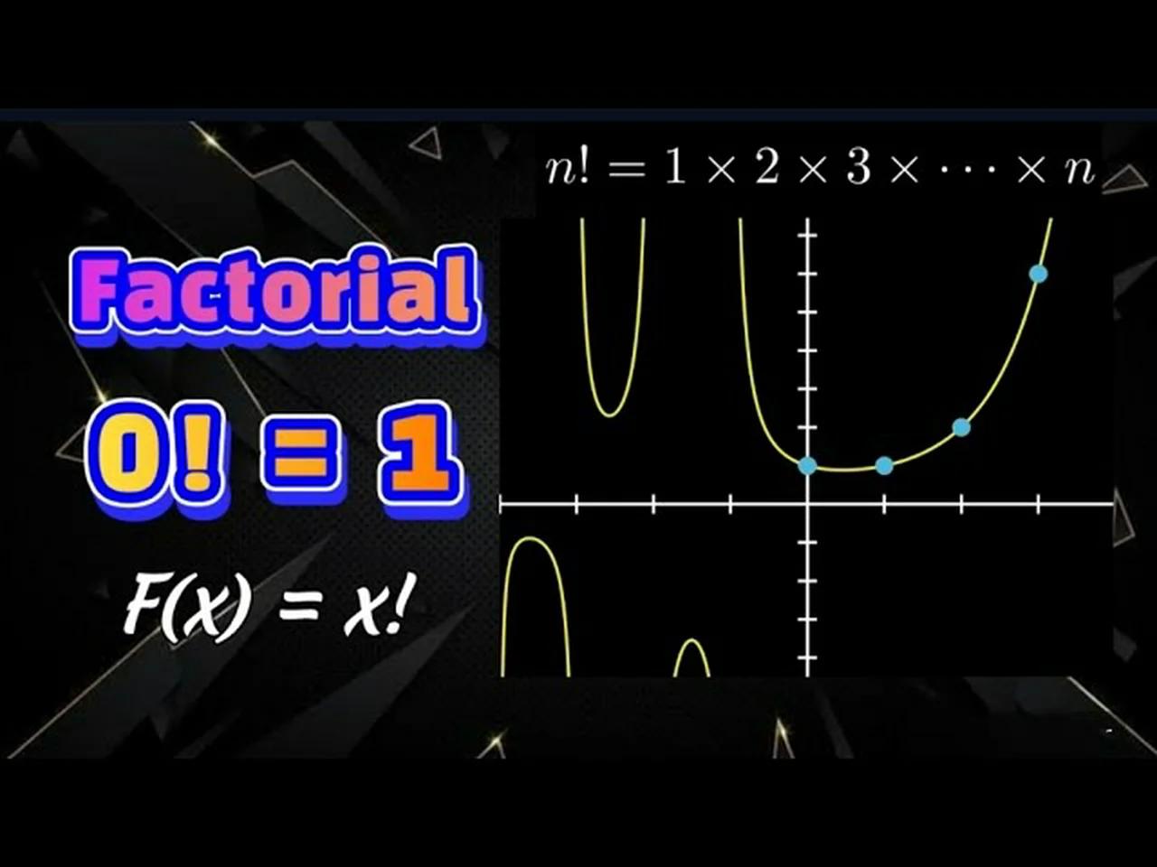 Por qué el factorial de 0 es 1