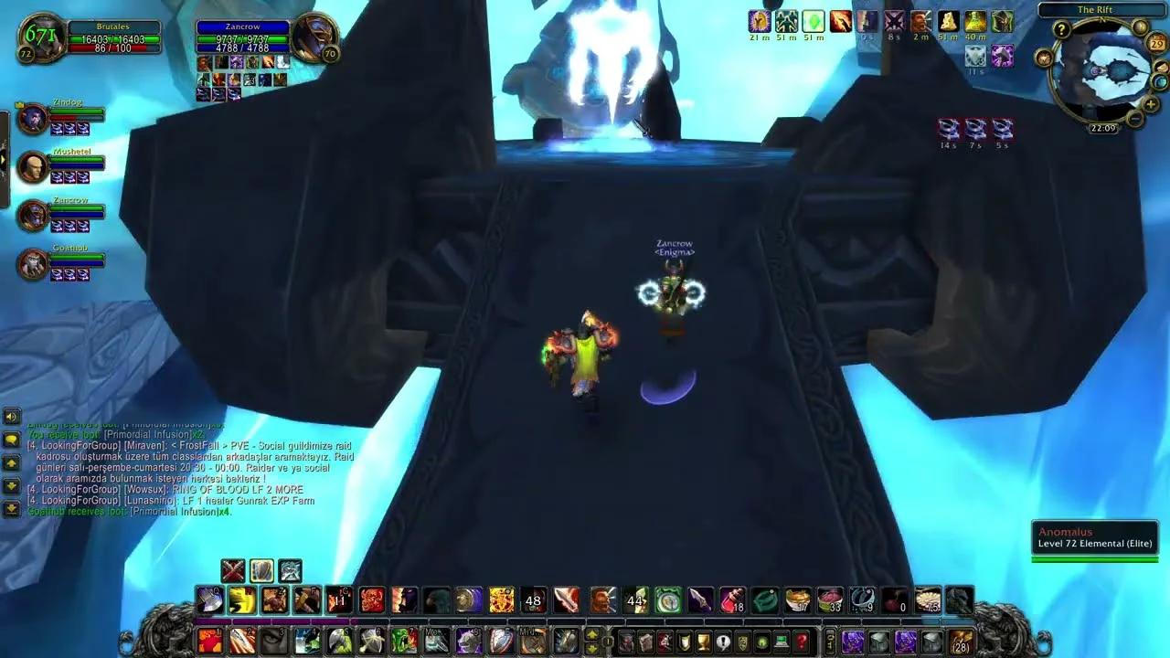 WOW Classic WOTLK Warrior Instance Levelling The Nexus Party Run