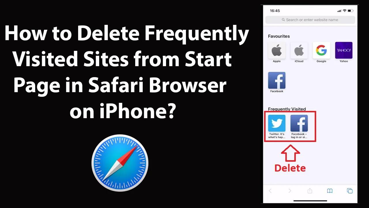 How To Delete Recently Visited Sites