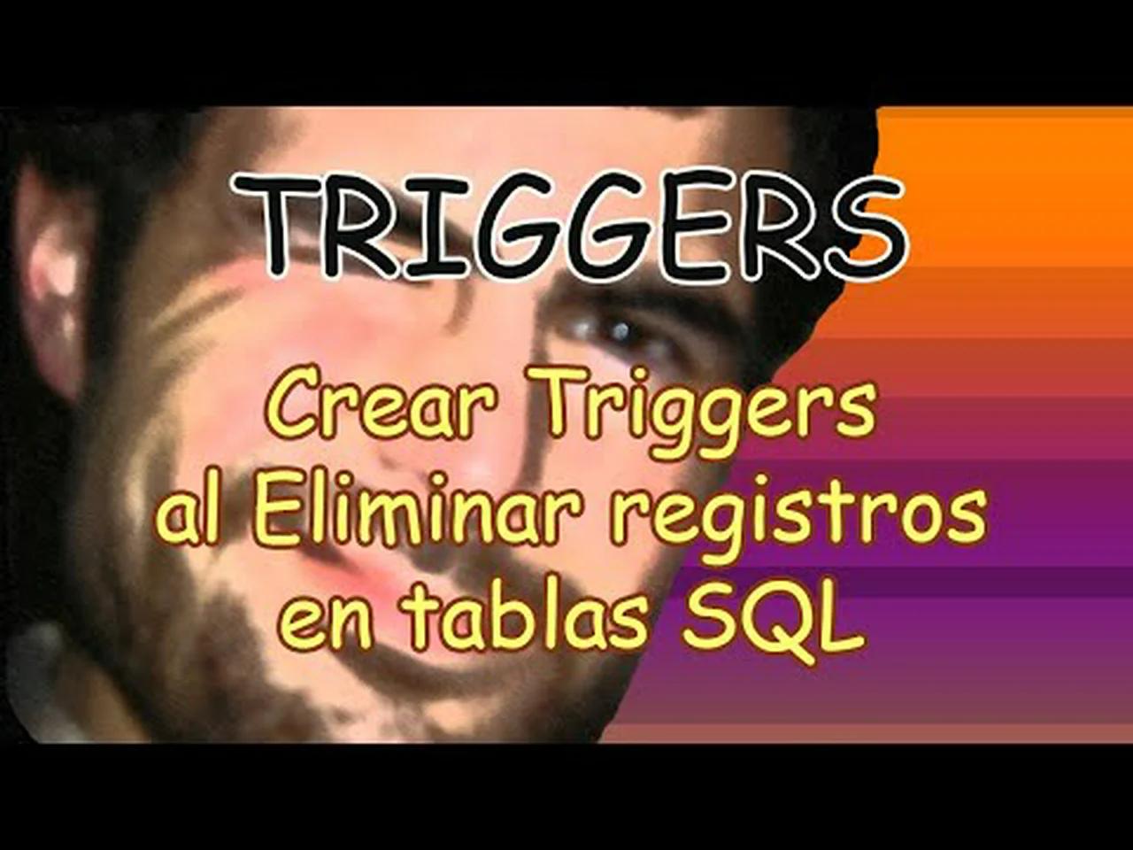 SQL Crear Trigger al ELIMINAR registros en una tabla