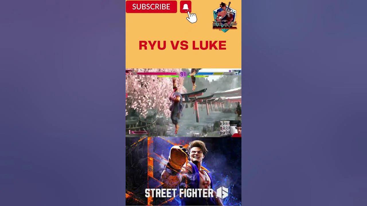 Ryu VS Luke STREET FIGHTER 6 CAPCOM #shorts