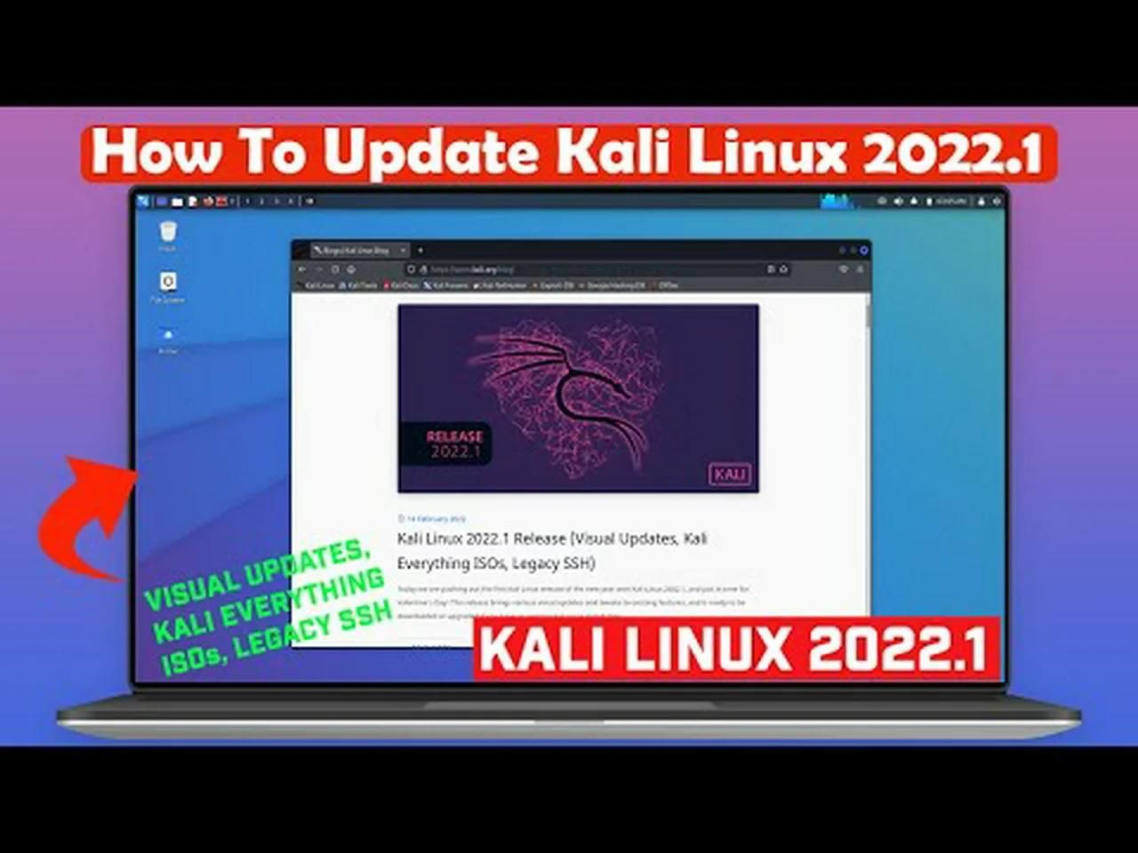 How to Update Kali Linux | Kali Linux 2022.1