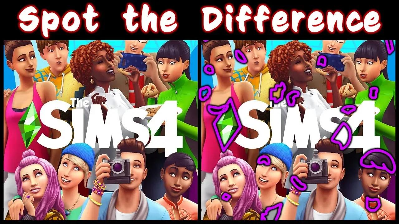 Sims 4 - Spot the Difference #spotthedifference