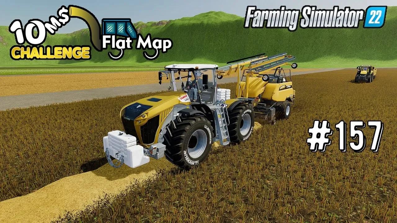 farming Simulator 22 fs22 timelapse Ep #157 Flat Map fs22 Mods